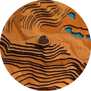 Handcrafted Landmark & Map Art | Squirrel Hill Design & Craft